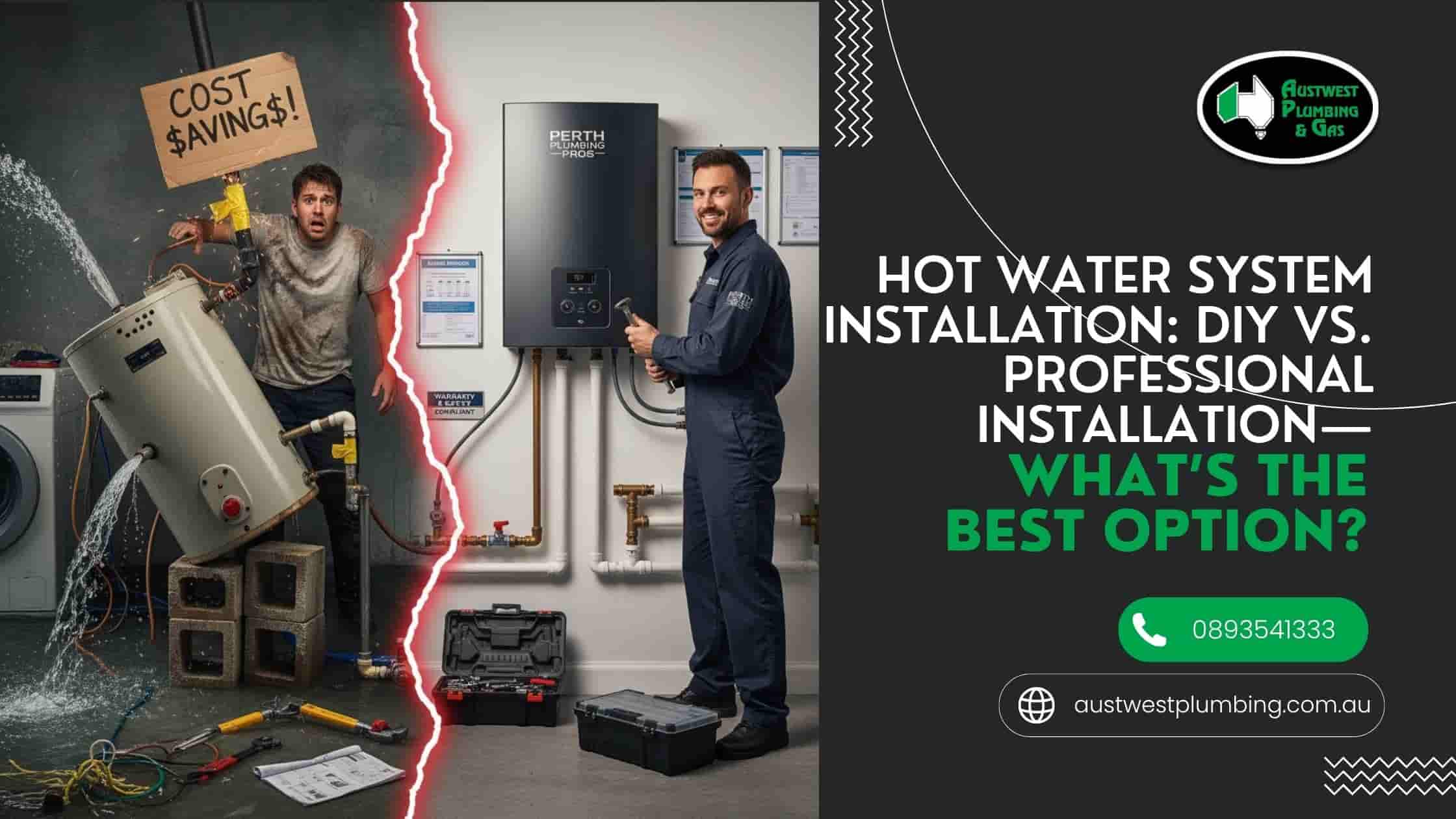 Hot Water System Installation: DIY vs. Professional Installation